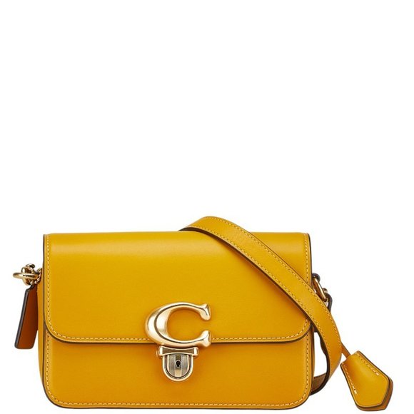 OTHERS | Bags | Coach Studio 9 Shoulder Bag Cj25 Yellow Leather Womens ...